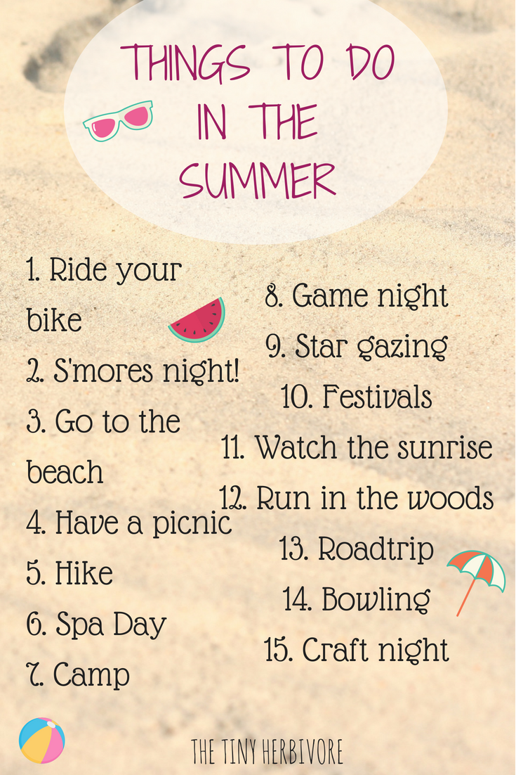 15 Things To Do In The Summer For Free or Cheap! - Stephanie Hope